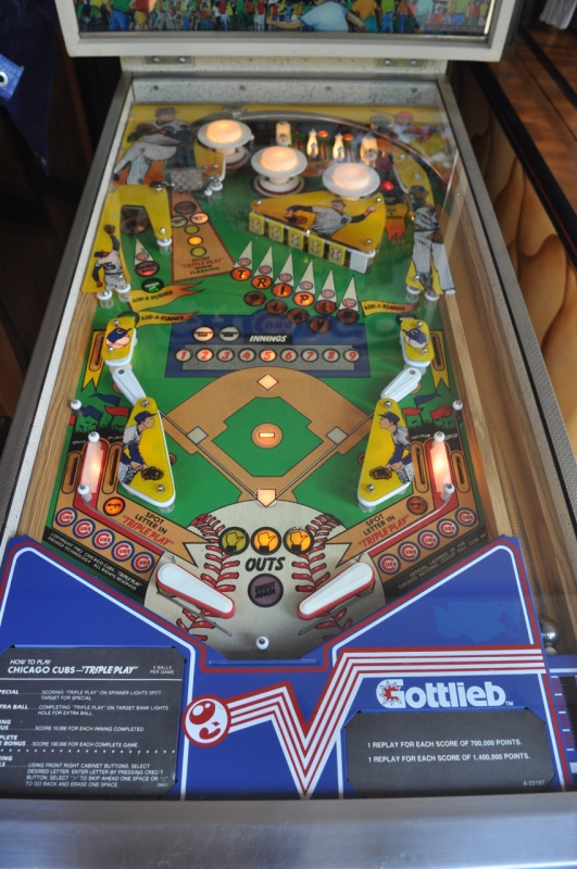 Product Details For The 1985 Gottlieb Chicago Cubs Triple Play chicago ...